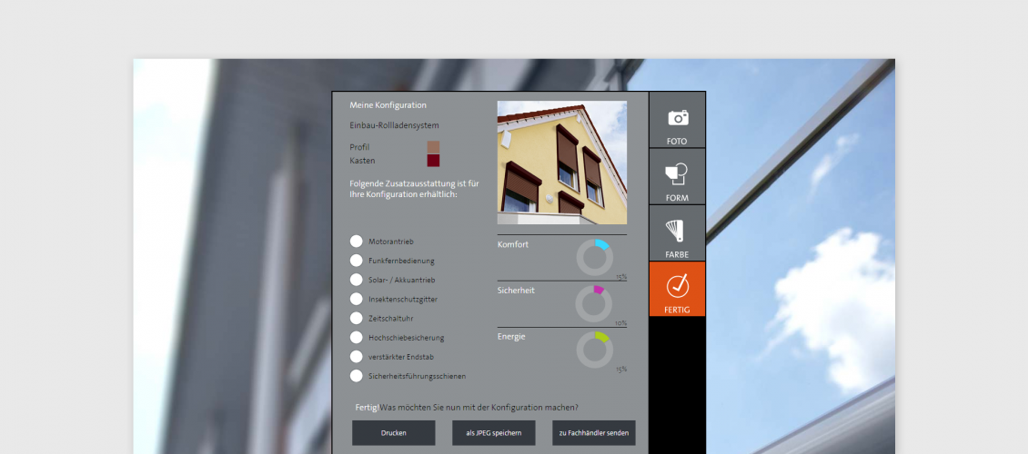 Alulux Rollers Customizer | Smart Customizer