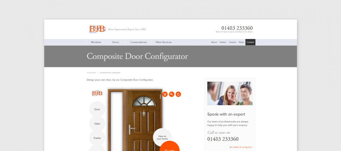BJB Door Visual Customizer