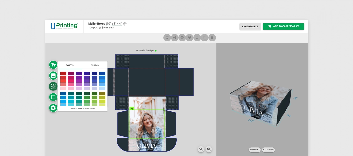 UPrinting personalized product design
