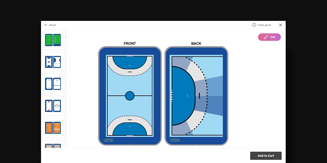 myTACTICS Case - Customizable tactic boards for sports